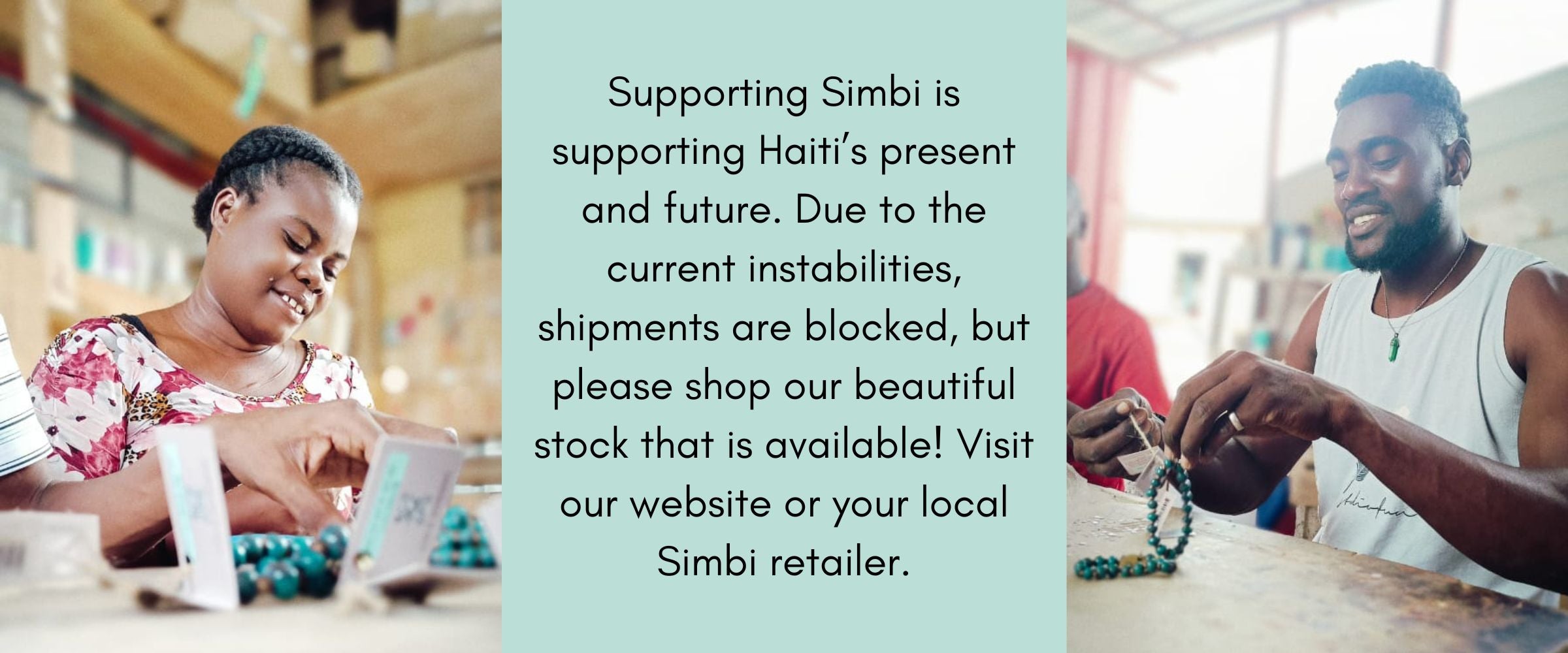 Simbi® Handmade Bracelets with meaning.